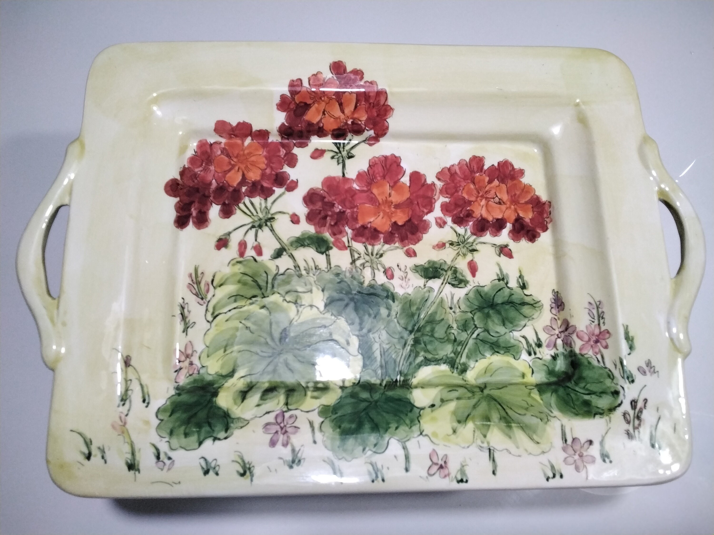 Ceramic Serving Tray/platter - Vintage - Etsy