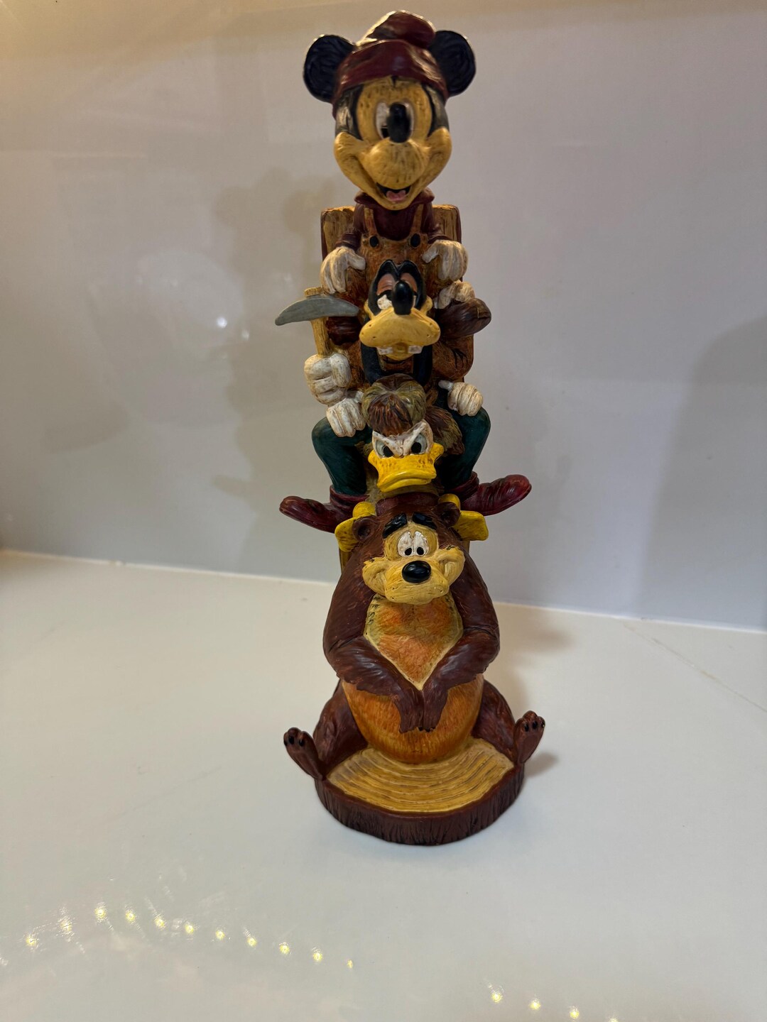 Disney Parks Totem Fort Wilderness Mickey Donald Goofy Christmas ...