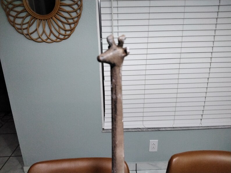 Giraffe Sculpture Wrought Iron Giraffe Figurine Excellent - Vintage - Etsy