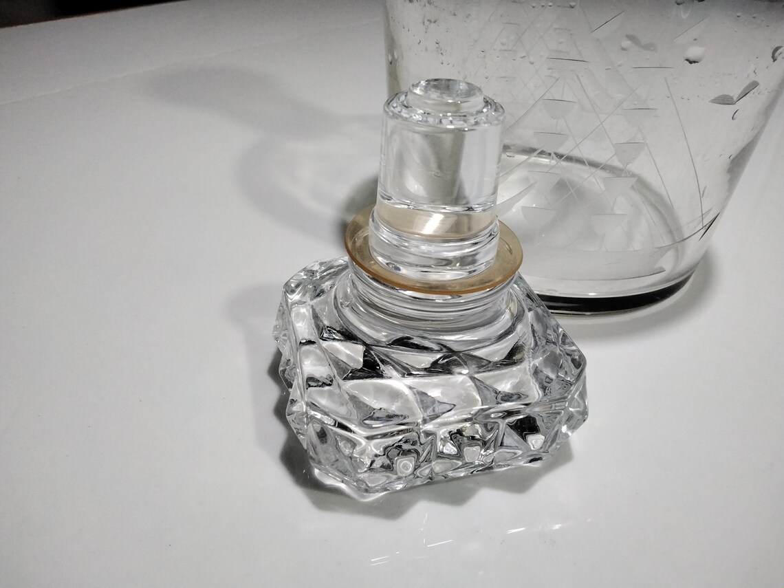 Oil Vinegar Glass Cruet Salad Dressing Vinegarette / Syrup Dispenser ...