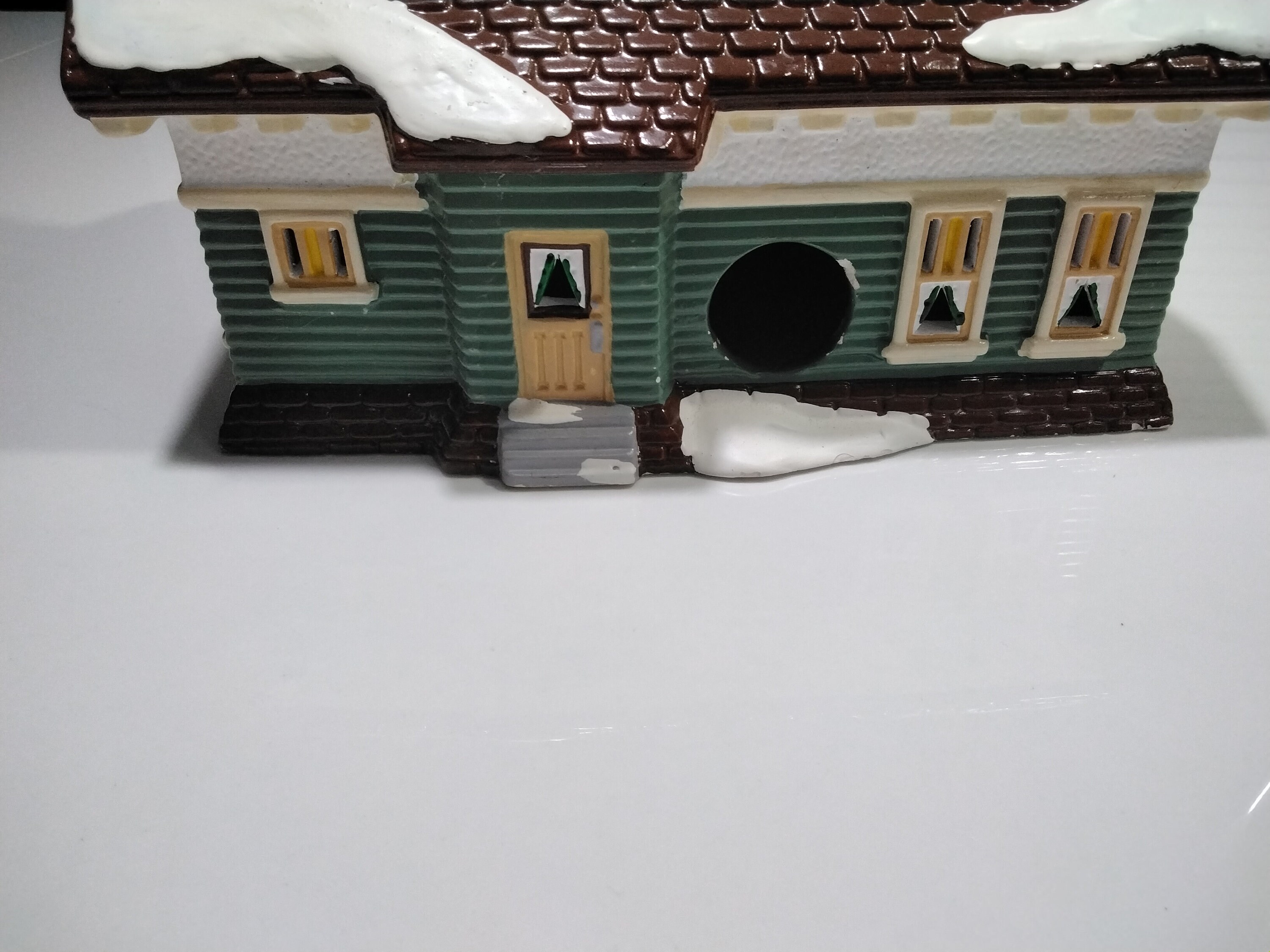 Department 56 craftsman Cottage Snow Village, House 1992 Vintage. - Etsy