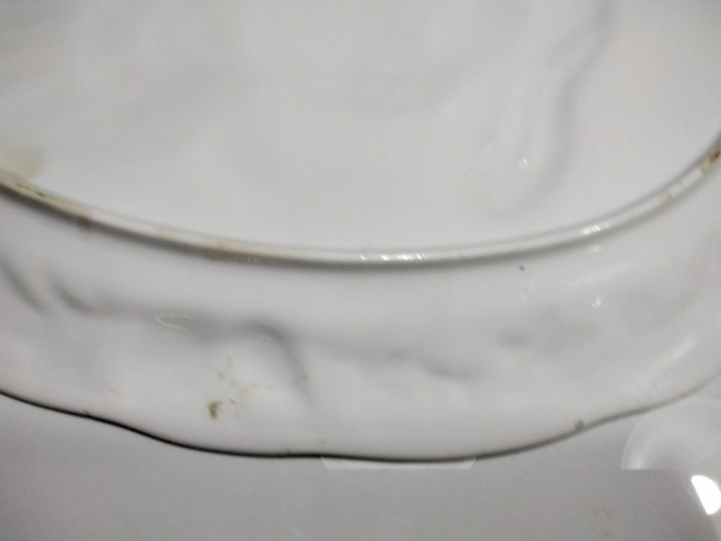 Turkey Platter Flowers Fruit Ivory, Ceramic Border - Vintage - Etsy