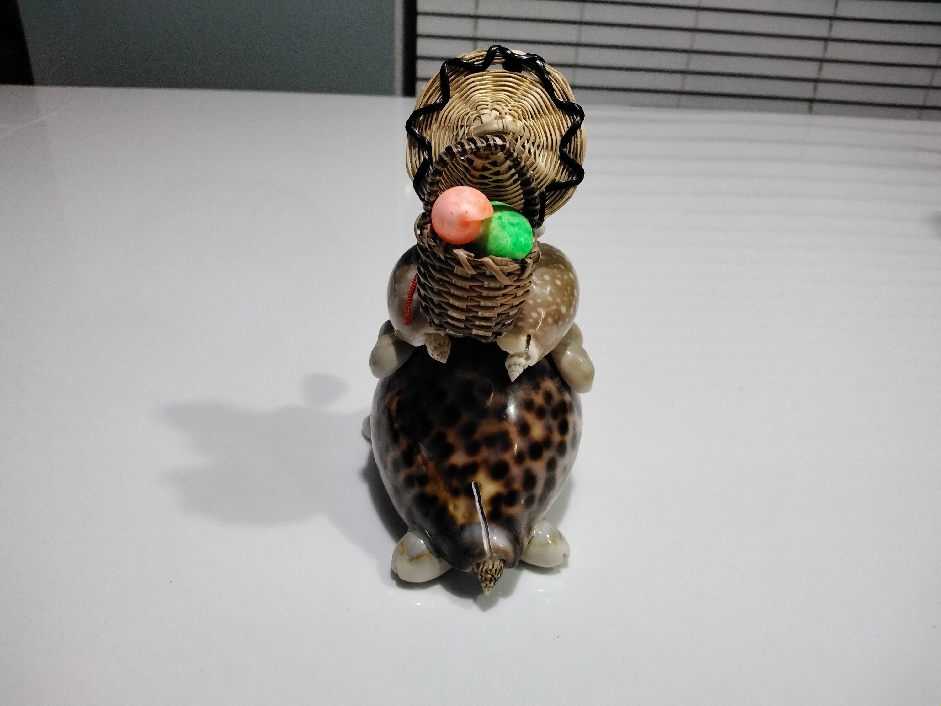 Seashell Art Sculpture STACKED TURTLES Vintage Collectible - Etsy