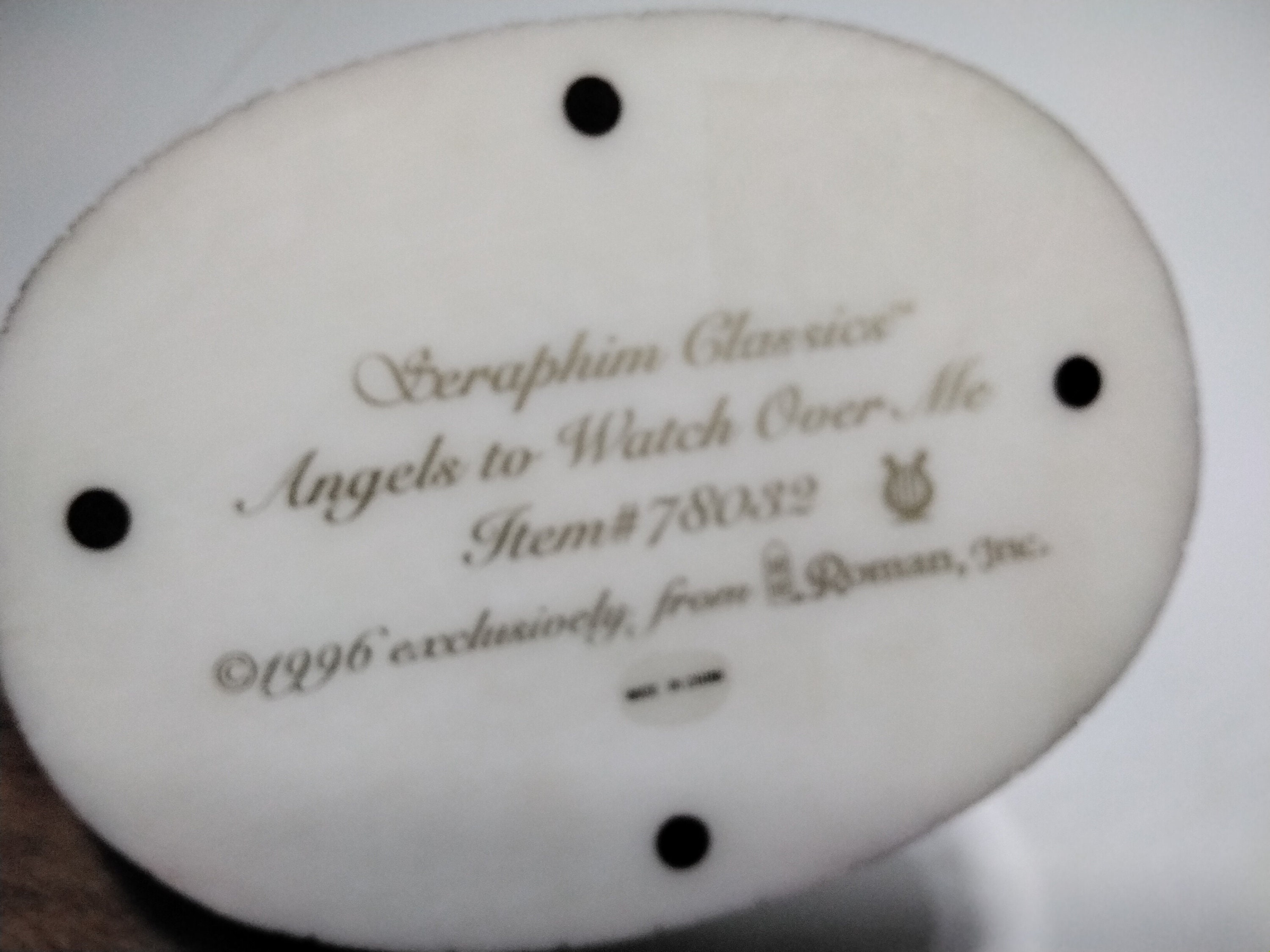 Seraphim Classics Angels to Watch Over Me, 1996 Angel Figurine ...