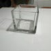 Square Glass Cube Vase - Etsy