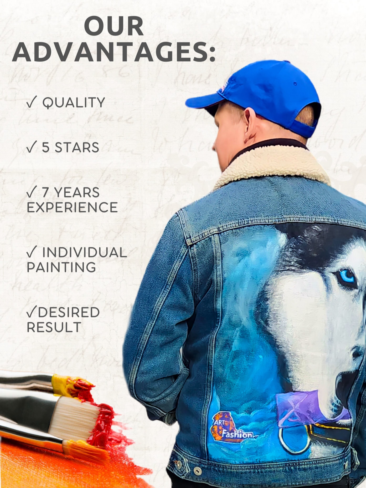 Hand Painted Anime Denim Jacket, Custom Personalized Comic Clothes ...