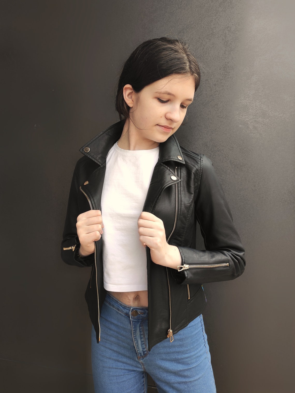 Wedding Painted Angel Wings Jacket, Personalized Bridal Leather Jacket ...