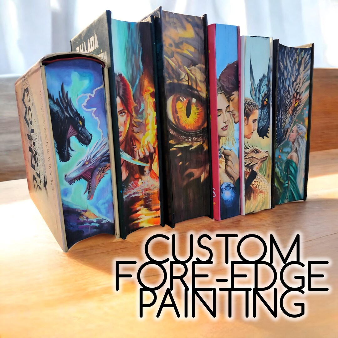 Custom Fore-edge Painting,special Edition Book,book Lover Gift Idea ...