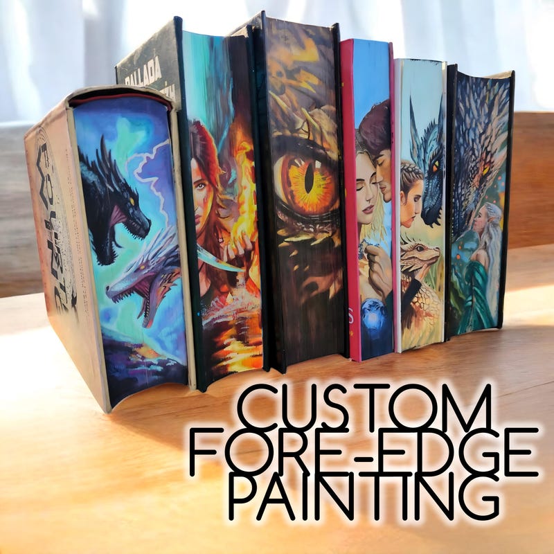 Painted Books - Etsy