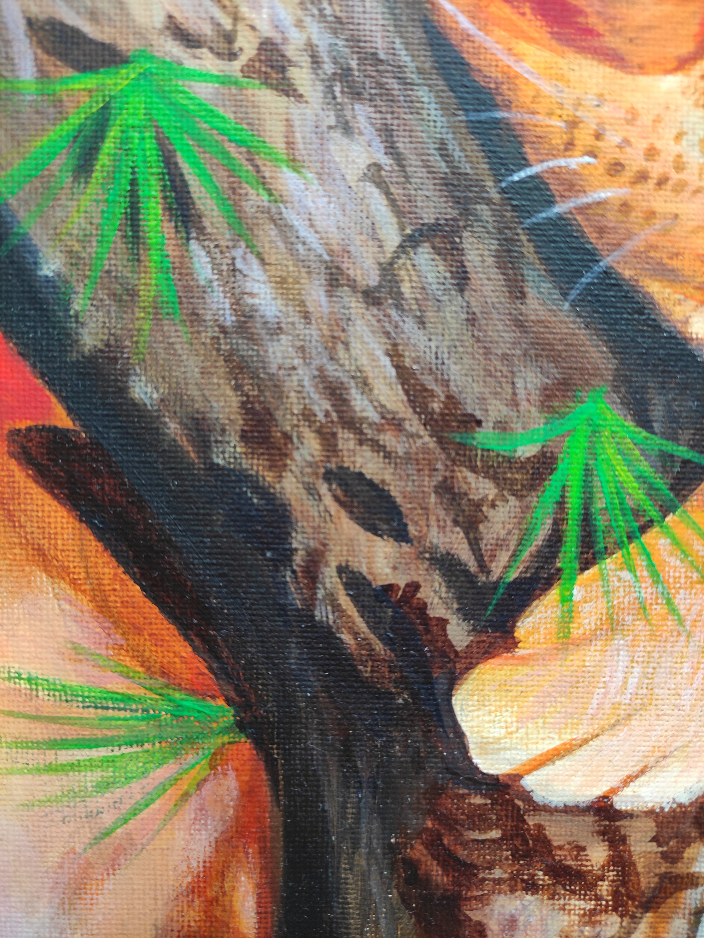 Custom Oil Painting, Cat From Photo, Pet Portrait on Canvas,painted ...