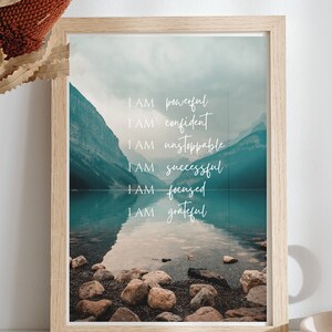 Motivational Printable Wall Art, Affirmations Printable, Inspiring Wall ...