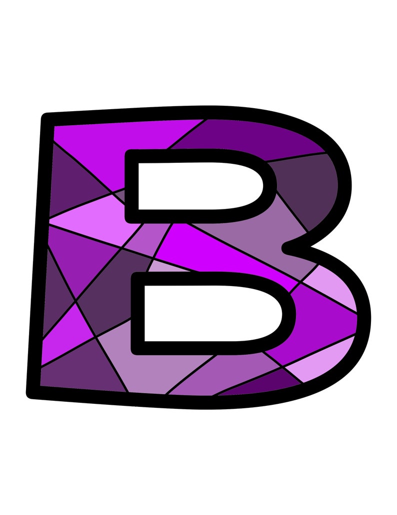 Printable Colorful Geometric Alphabet Letters Wall Decoration Teacher ...