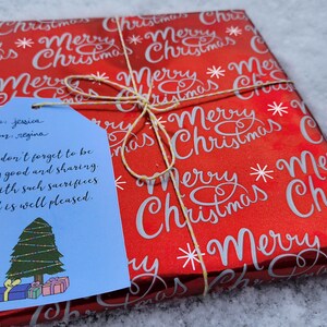 Printable Christmas Bible Verse Scripture Gift Tags - Etsy