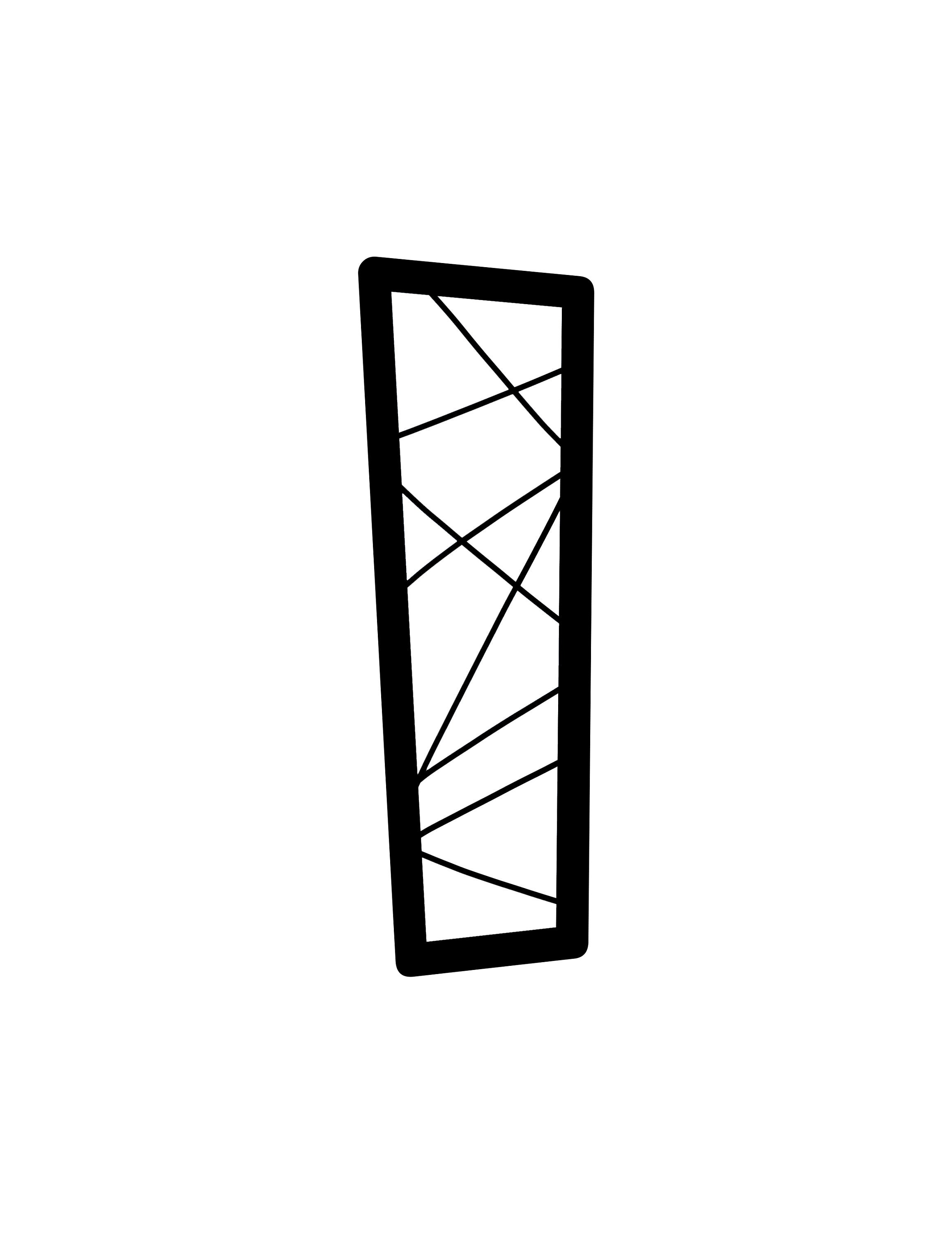 Printable Geometric Alphabet Letters Coloring Pages Wall Decoration ...