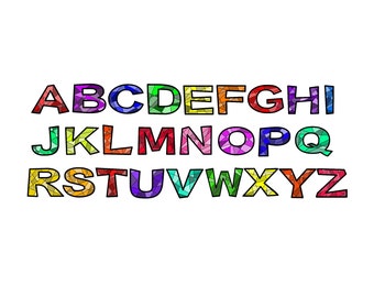 Printable Colorful Alphabet Letters Wall Decoration Teacher Resources ...