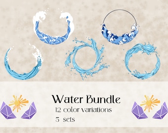 DND Water Token Border, 12 Colors / Foundry / Roll 20 / MTB - Etsy UK