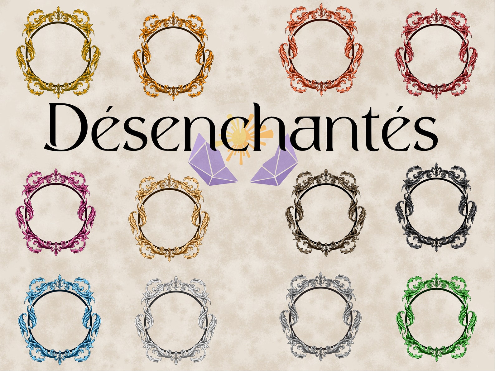 DND Noble Token Border, 12 Colors / Foundry / Roll 20 / MTB - Etsy