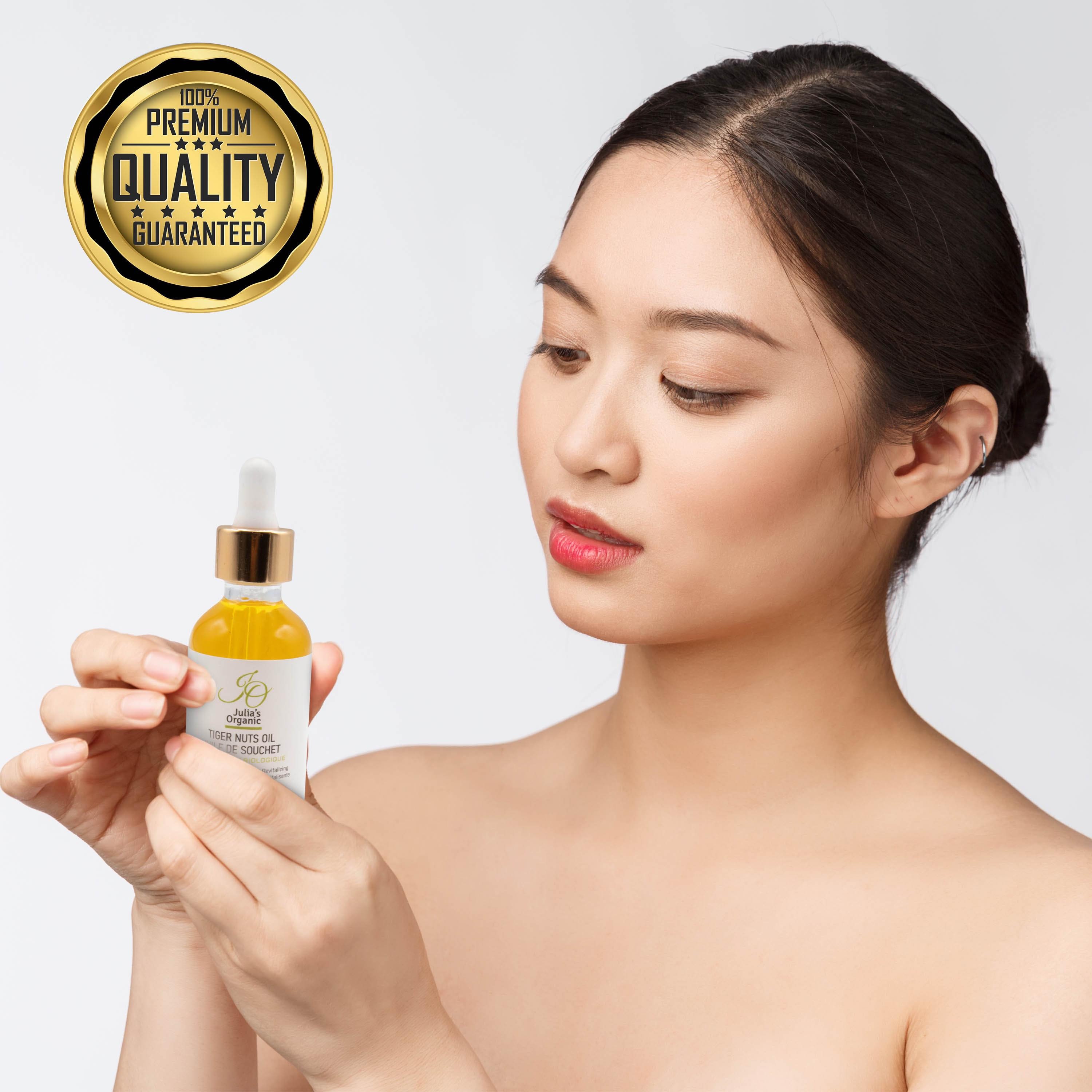 JULIA'S ORGANIC Tiger Nuts Oil 60ml 100% Pure Tiger Nut Raw Oil Cold ...