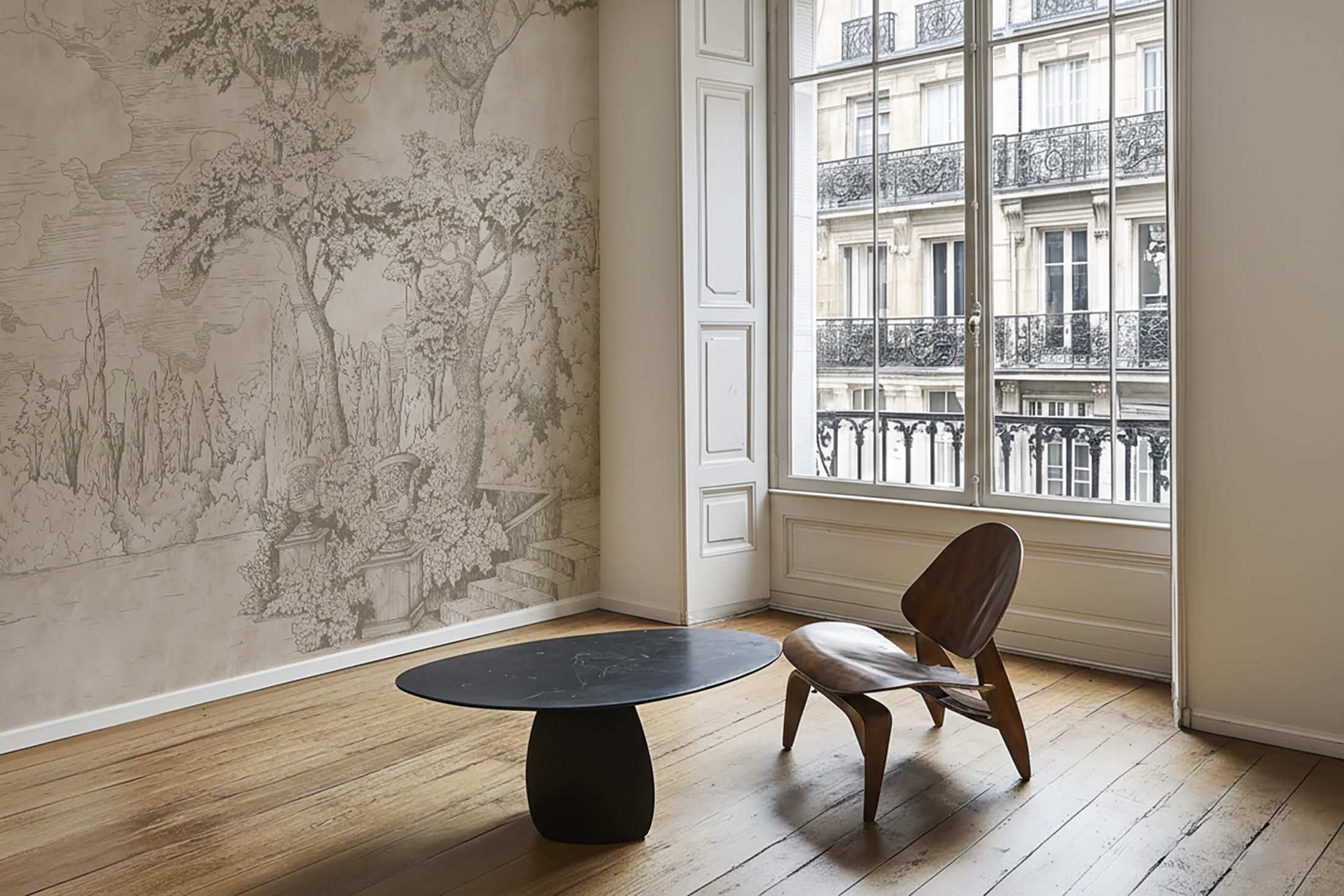 Scenic Wallpaper, Subtle Wallpaper, Bespoke Wallpaper, Light Beige Wall ...