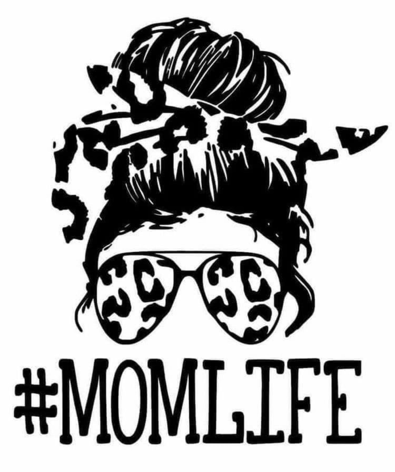 Mom Life Car Decal Momlife Sticker Etsy