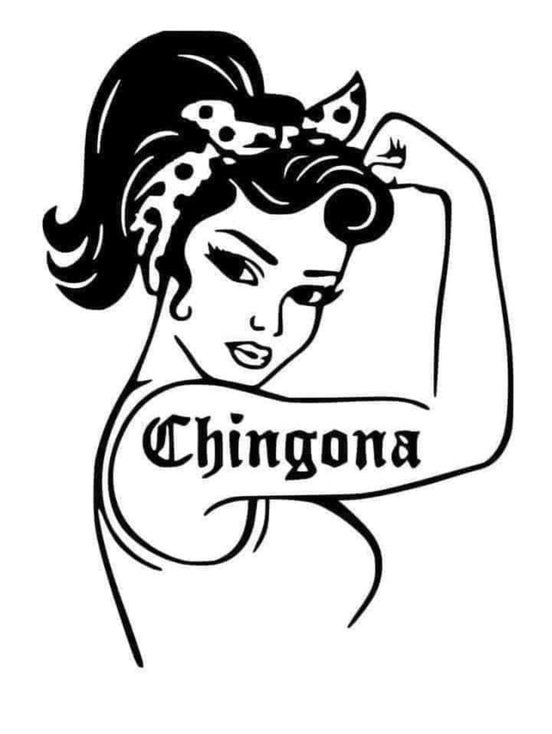 Chingona Car Decal - Etsy