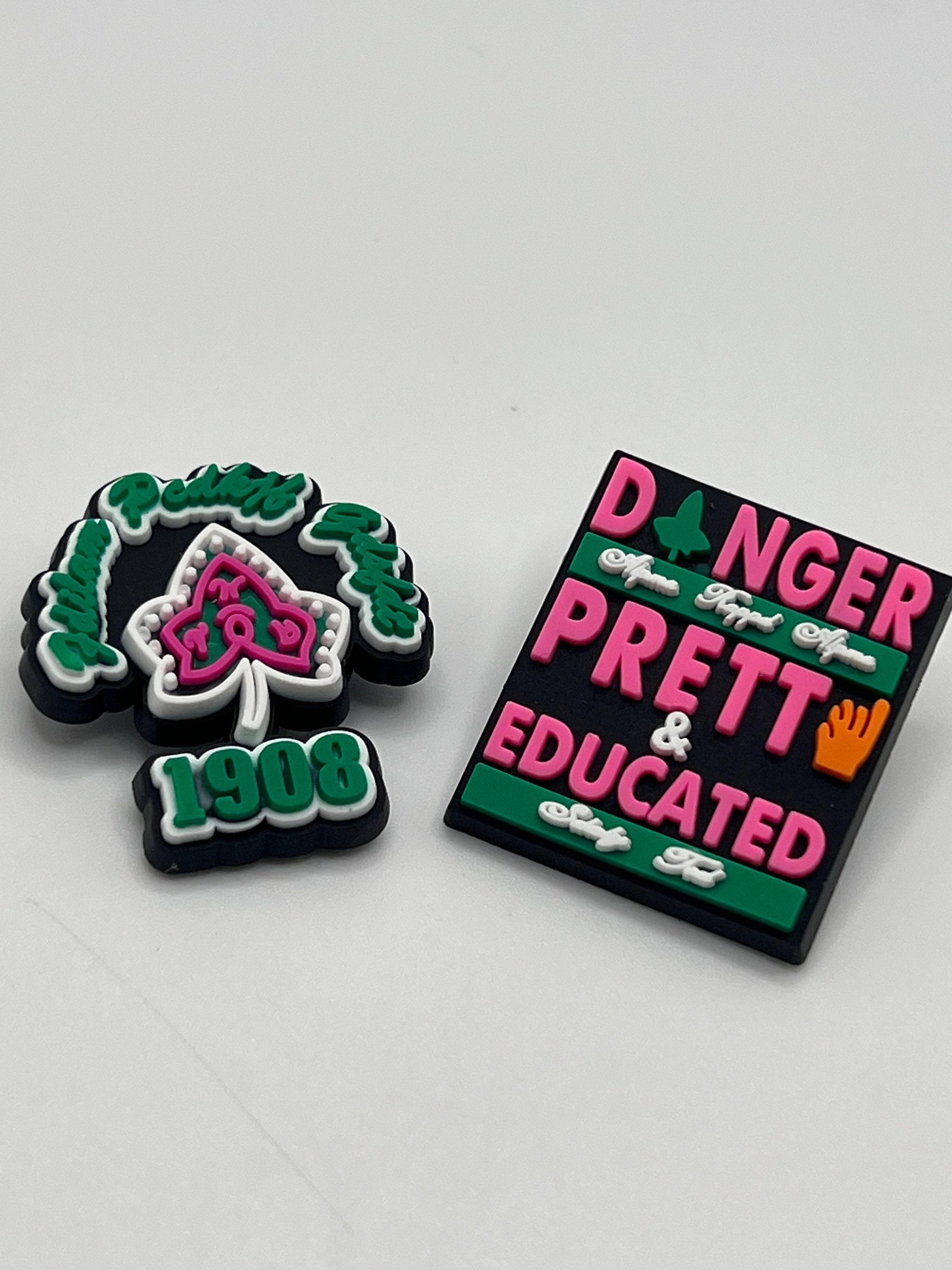 AKA Alpha Kappa Alpha Croc Charms/jibbits, AKA Gift, AKA Pretty Girl ...