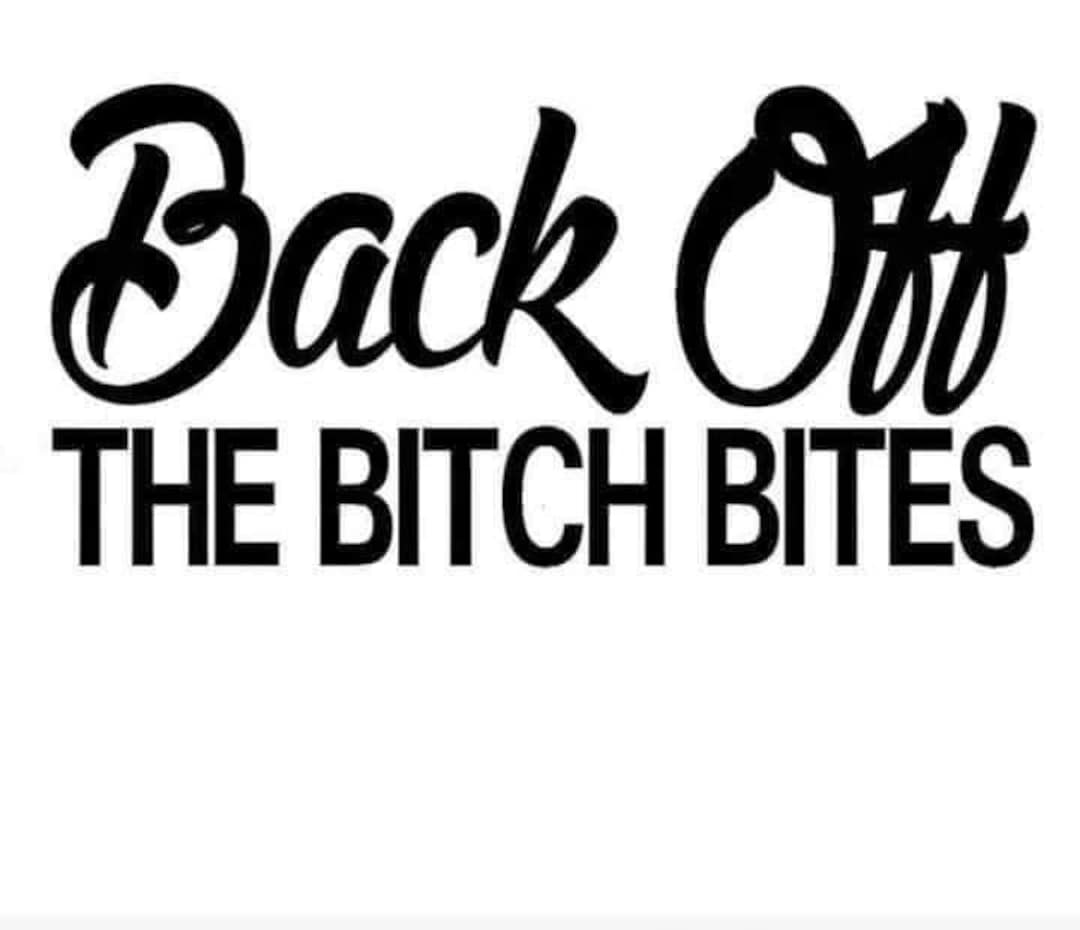 BITCH BITES DECAL - Etsy