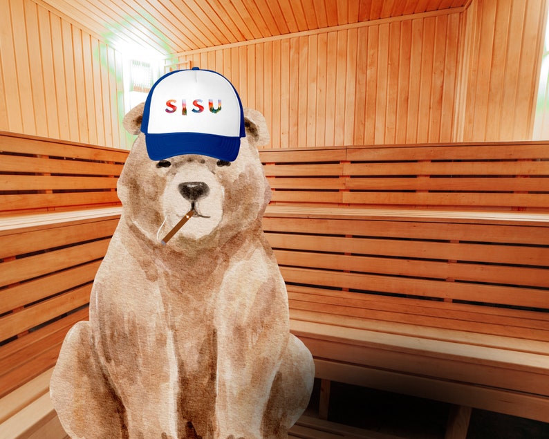 SISU Finnish Trucker Hat, Ball Cap, Finnish Basball Hat, Finland Gift ...