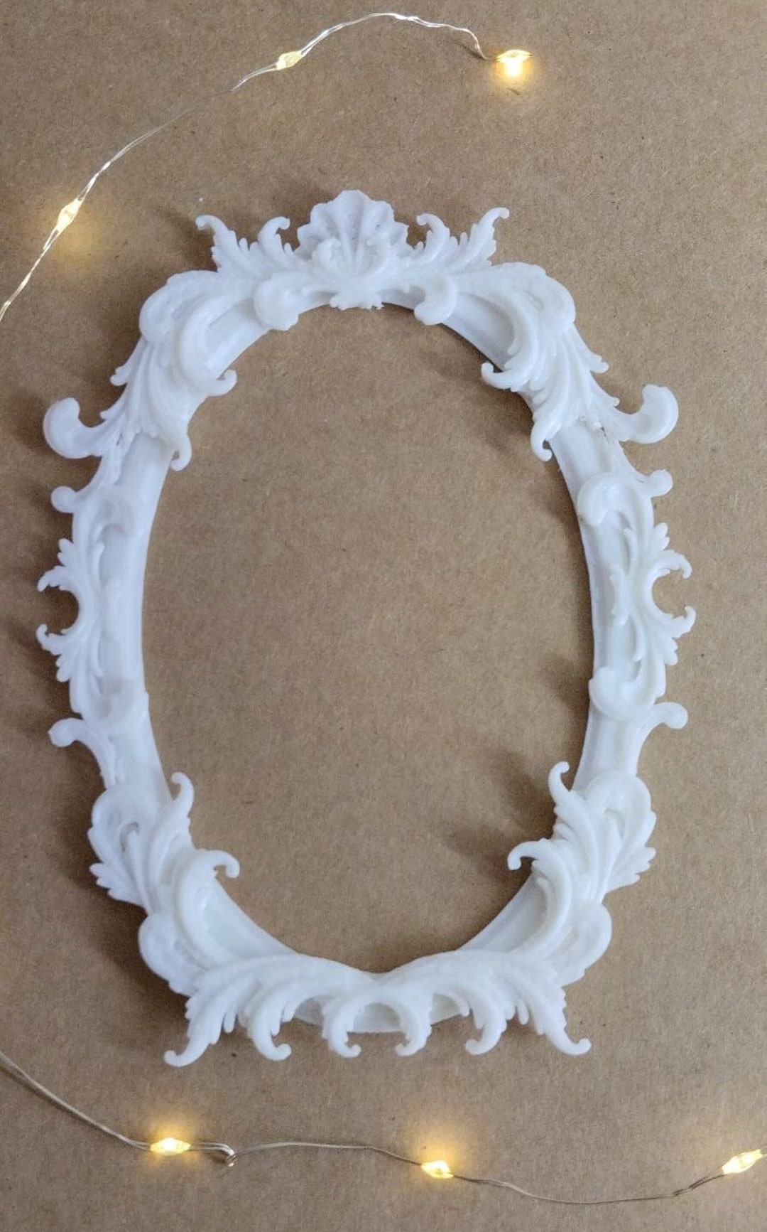 Ornate Oval Name Tag I Label Holder I Ornament in Antique Look I DIY I ...