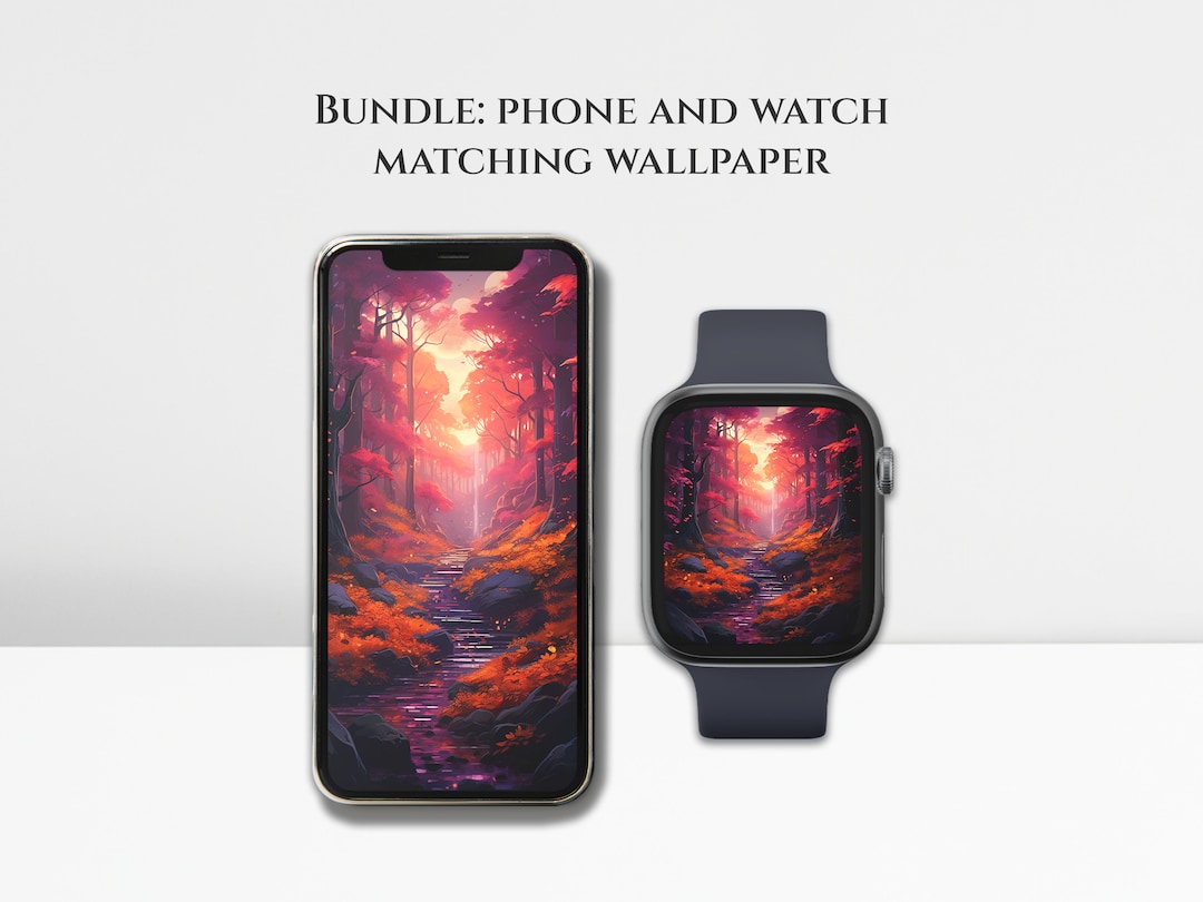 Bundle Smartphone Watch Face Wallpapers: Autumn Elegance - Etsy