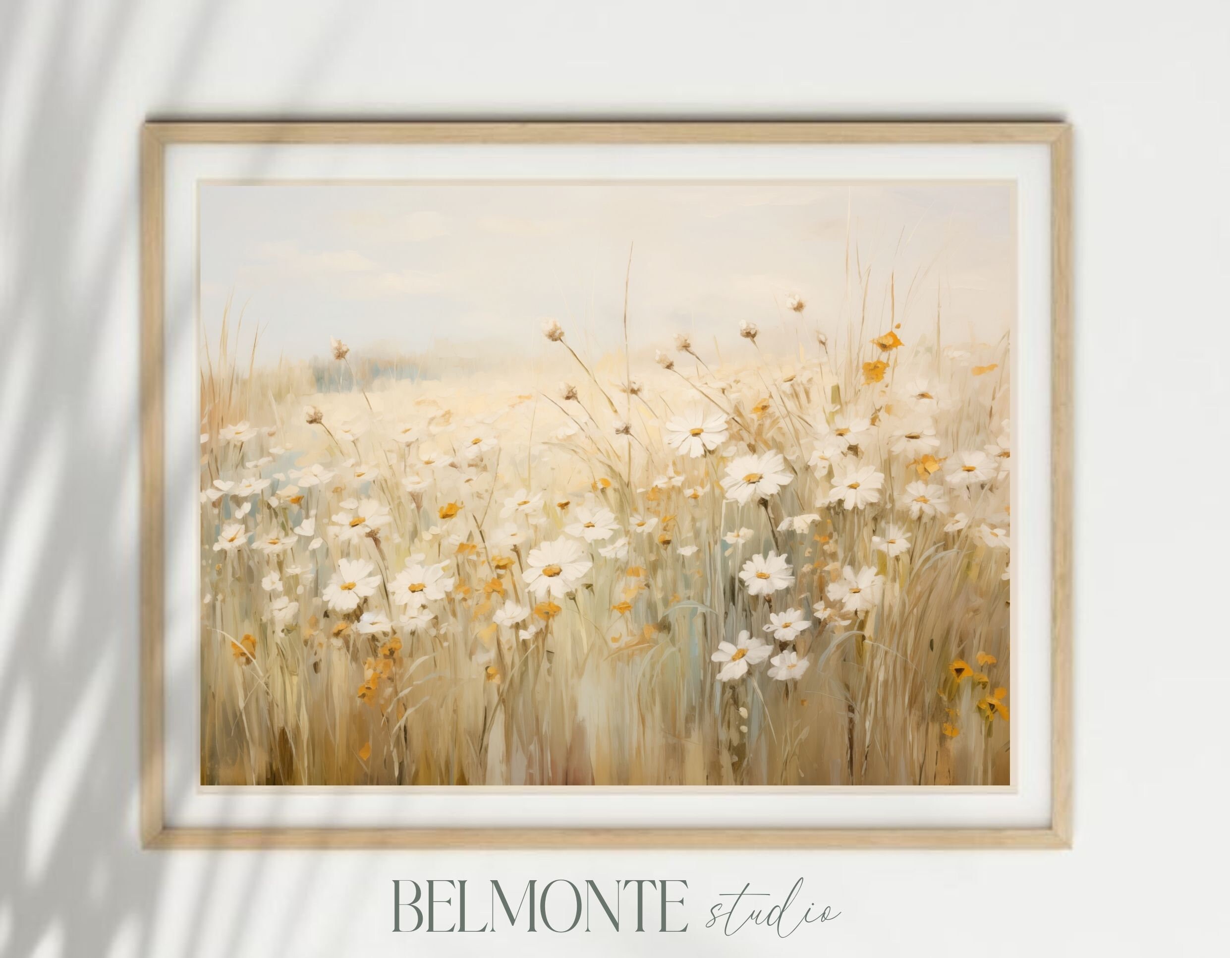 Spring Art Vintage Decor Spring Wall Art Wildflowers Print Easter ...