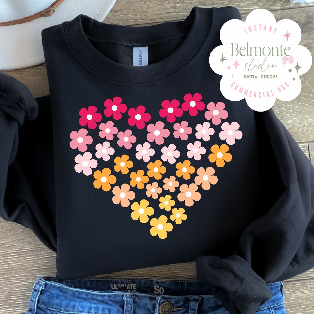 Coquette Png Spring Png Coquette Flower Heart Png Bow Summer Png Flower ...