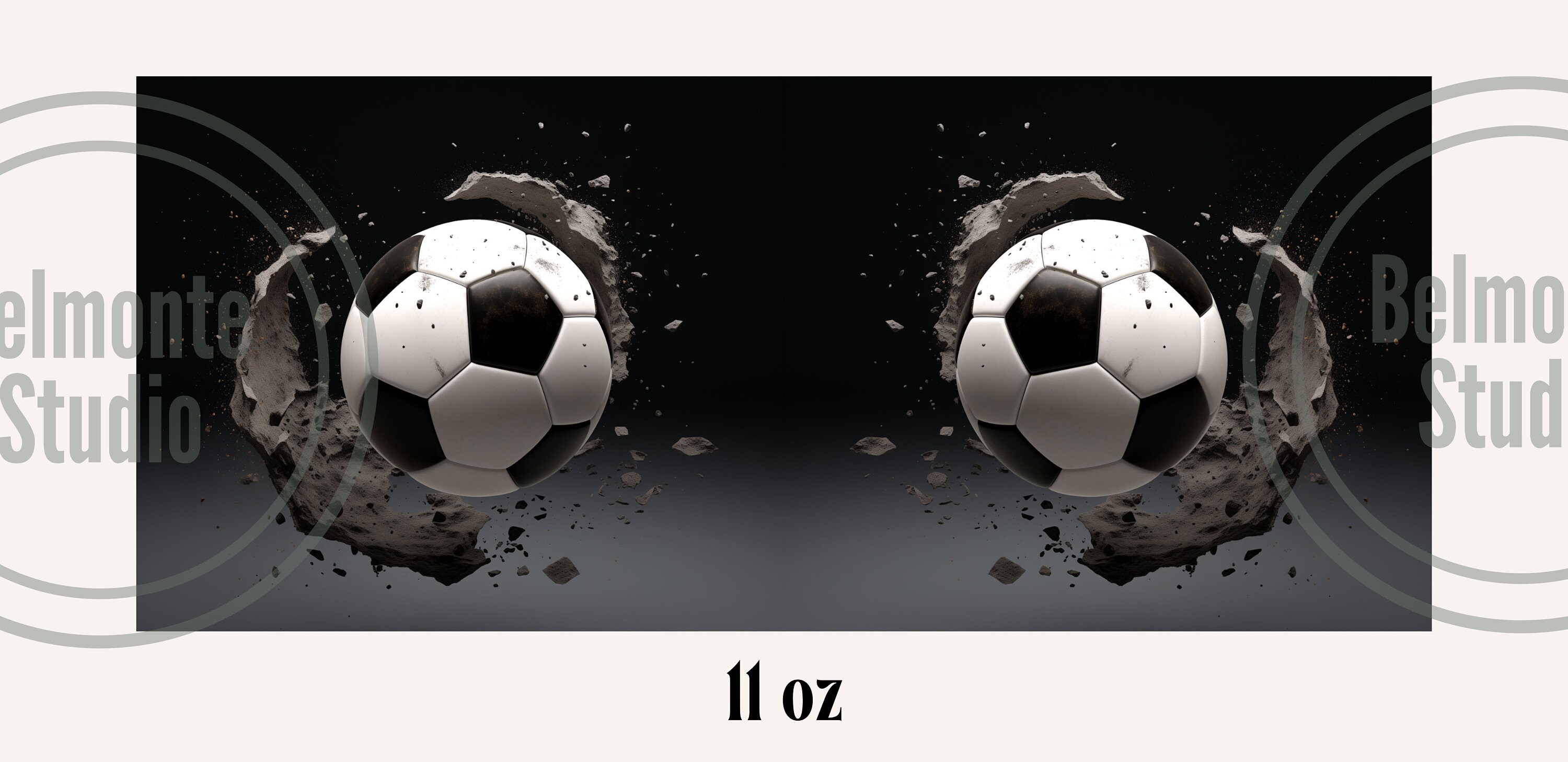 3D Soccer 11 Oz 15 Mug Sublimation Design Digital Download PNG Soccer ...