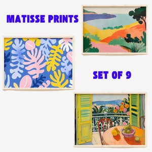 Matisse Wall Art Maximalist Decor Modern Farmhouse Art Abstract ...
