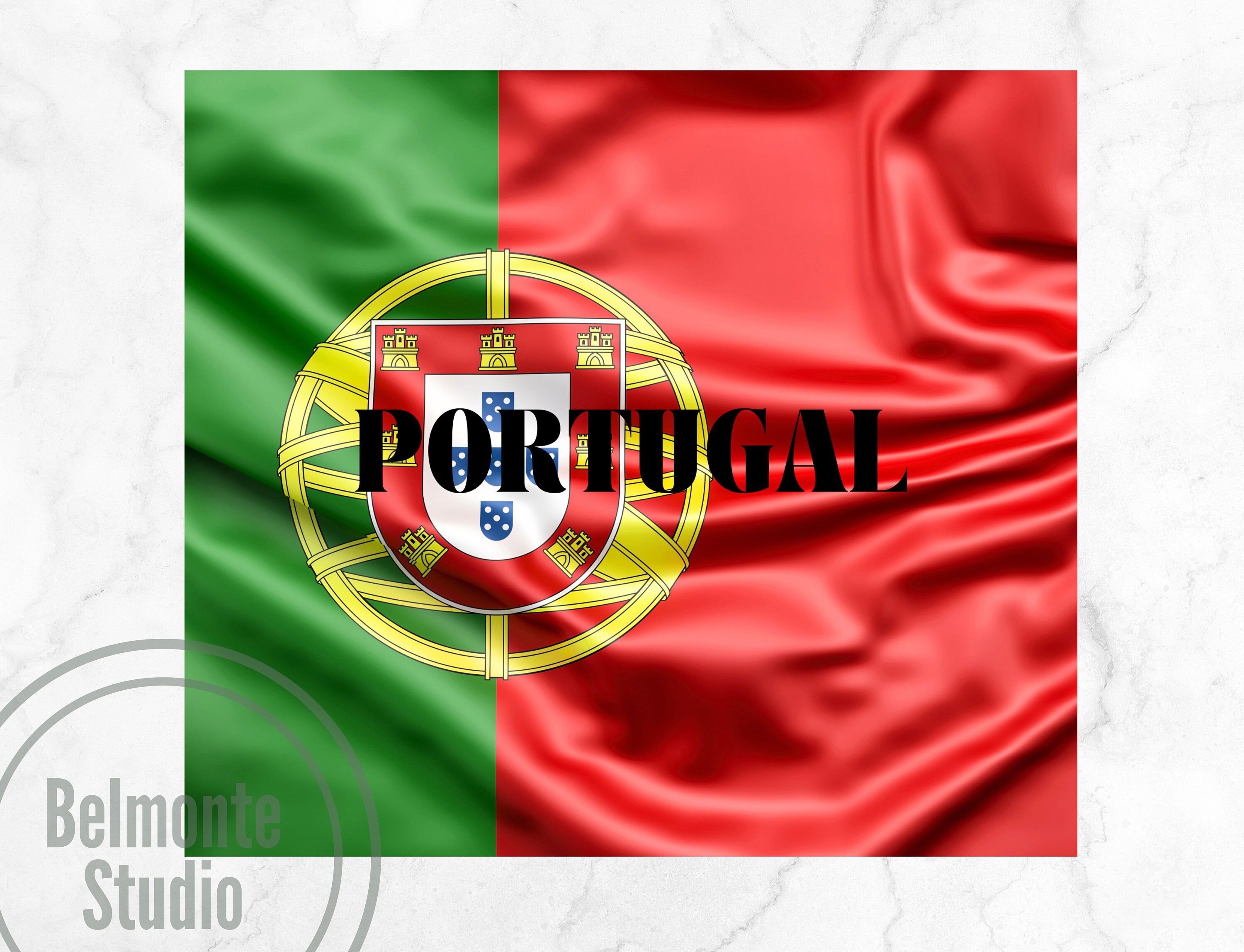 Portugal 20 Oz Skinny Tumbler Sublimation Design Digital Download Png ...