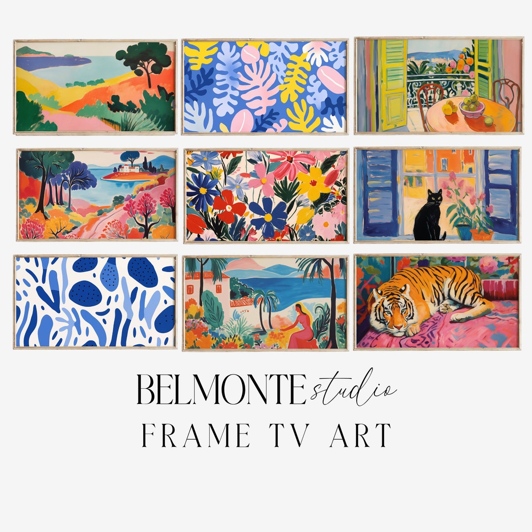 Matisse Samsung Frame TV Art Maximalist Decor Modern Farmhouse TV Art ...