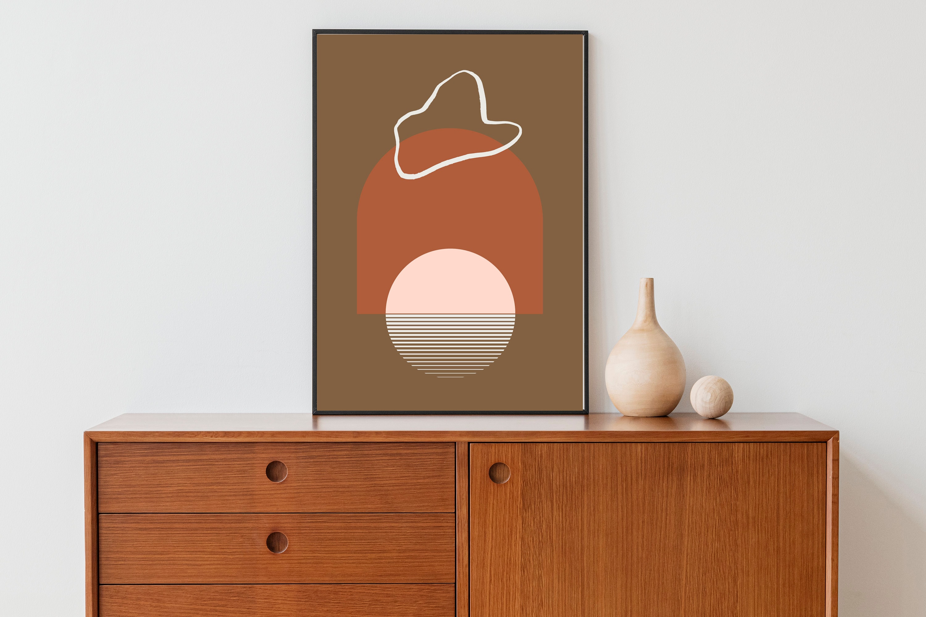 Earth Tone Wall Art, Earth Tone Printable, Terracotta Prints, Boho ...