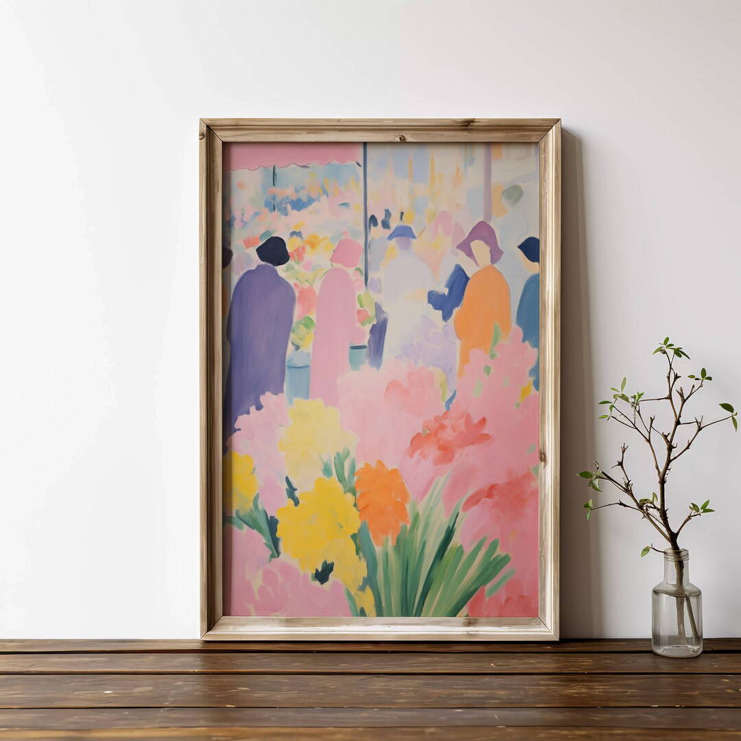Printable Flower Market Matisse Painting Cottagecore Wall Art Decor ...