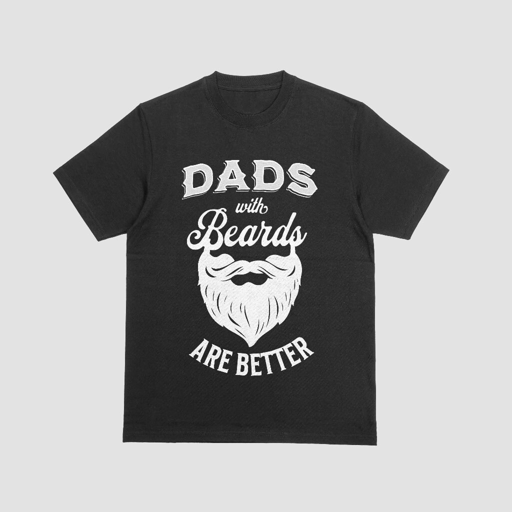 Bearded Dad Png Father's Day Png Funny Dad Shirt Dad With Beard Png ...