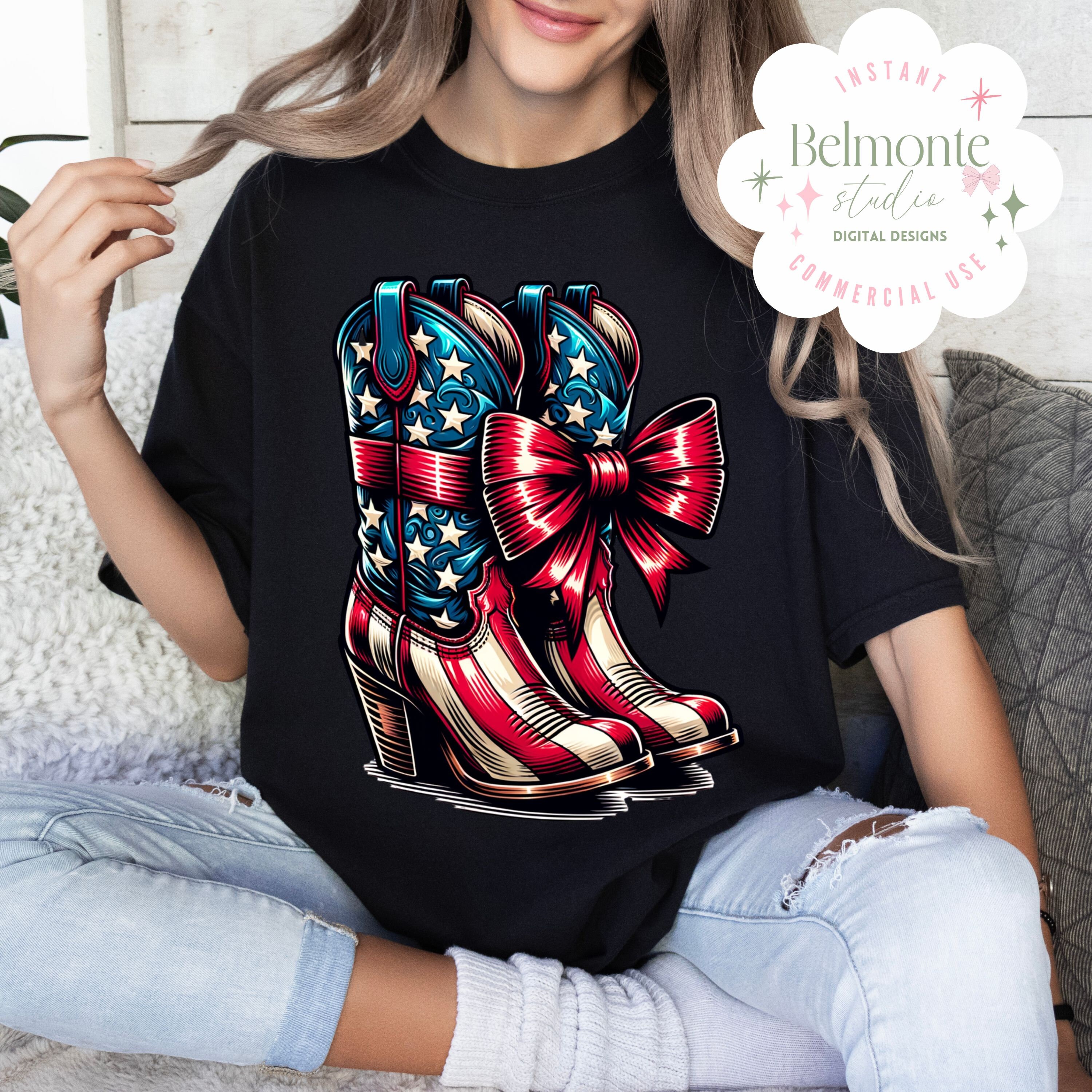 Coquette 4th of July Png American Mama Png Western Cowgirl Retro Mama ...