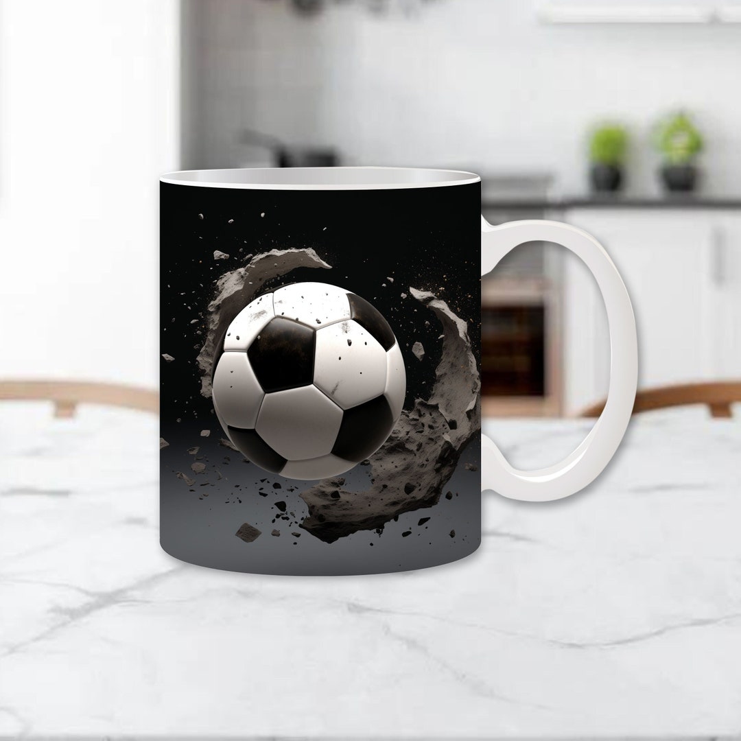3D Soccer 11 Oz 15 Mug Sublimation Design Digital Download PNG Soccer ...