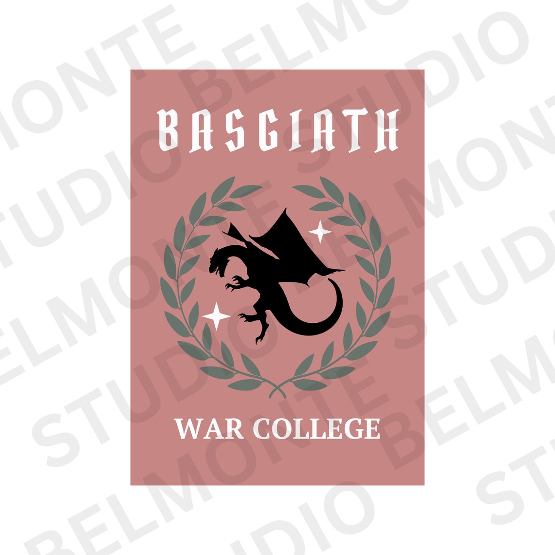Print Fourth Wing Poster Basgiath College Print Booktok Poster - Etsy