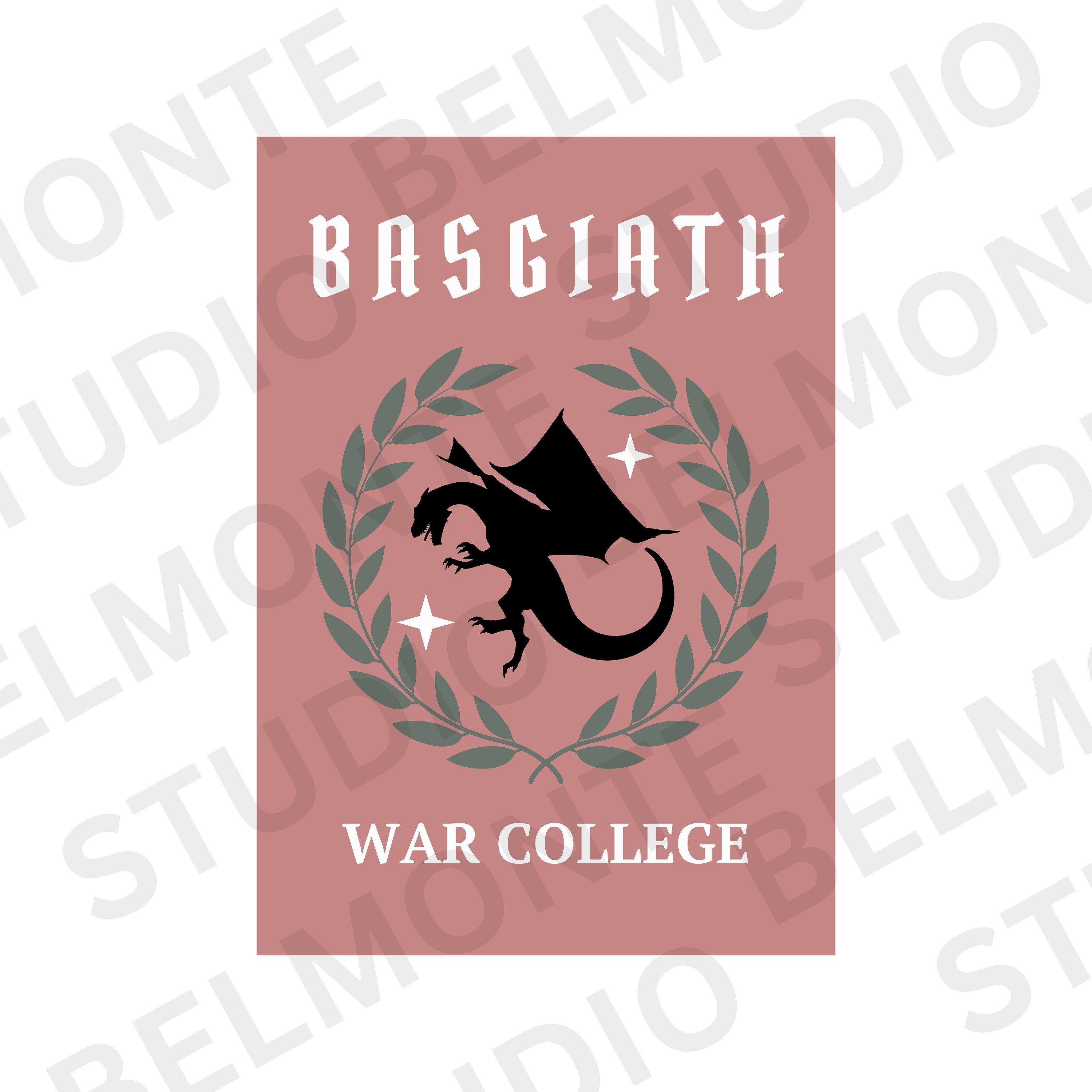 Print Fourth Wing Poster Basgiath College Print Booktok Poster - Etsy