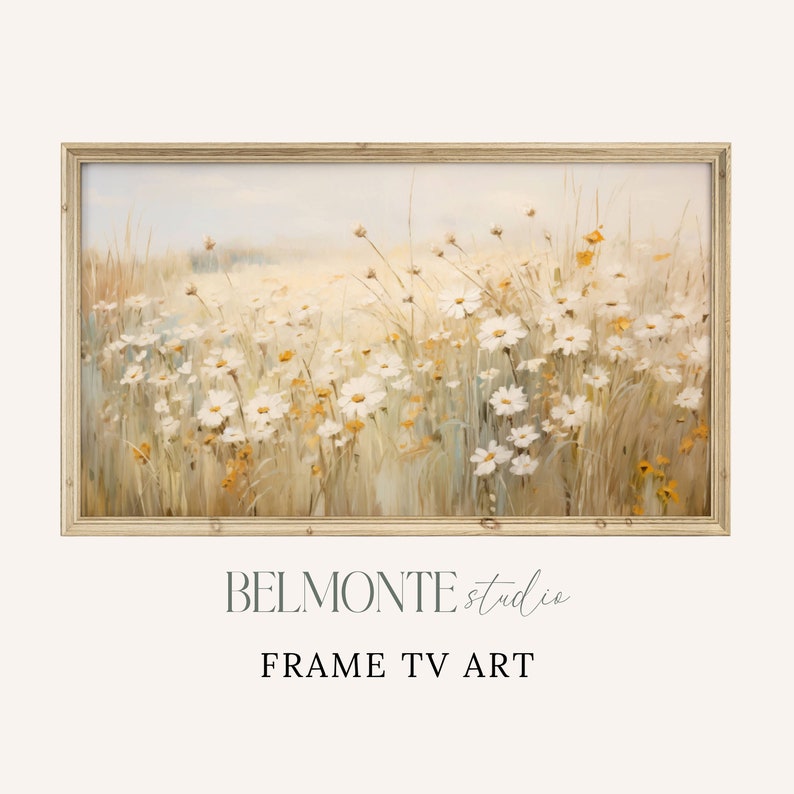 Spring Wildflower Samsung Frame TV Art Easter TV Art Frame Spring Decor ...