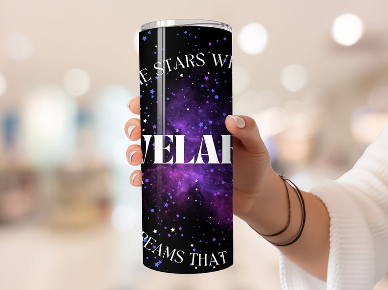 Acotar Velaris 20 Oz Skinny Tumbler Sublimation Design Digital Download ...