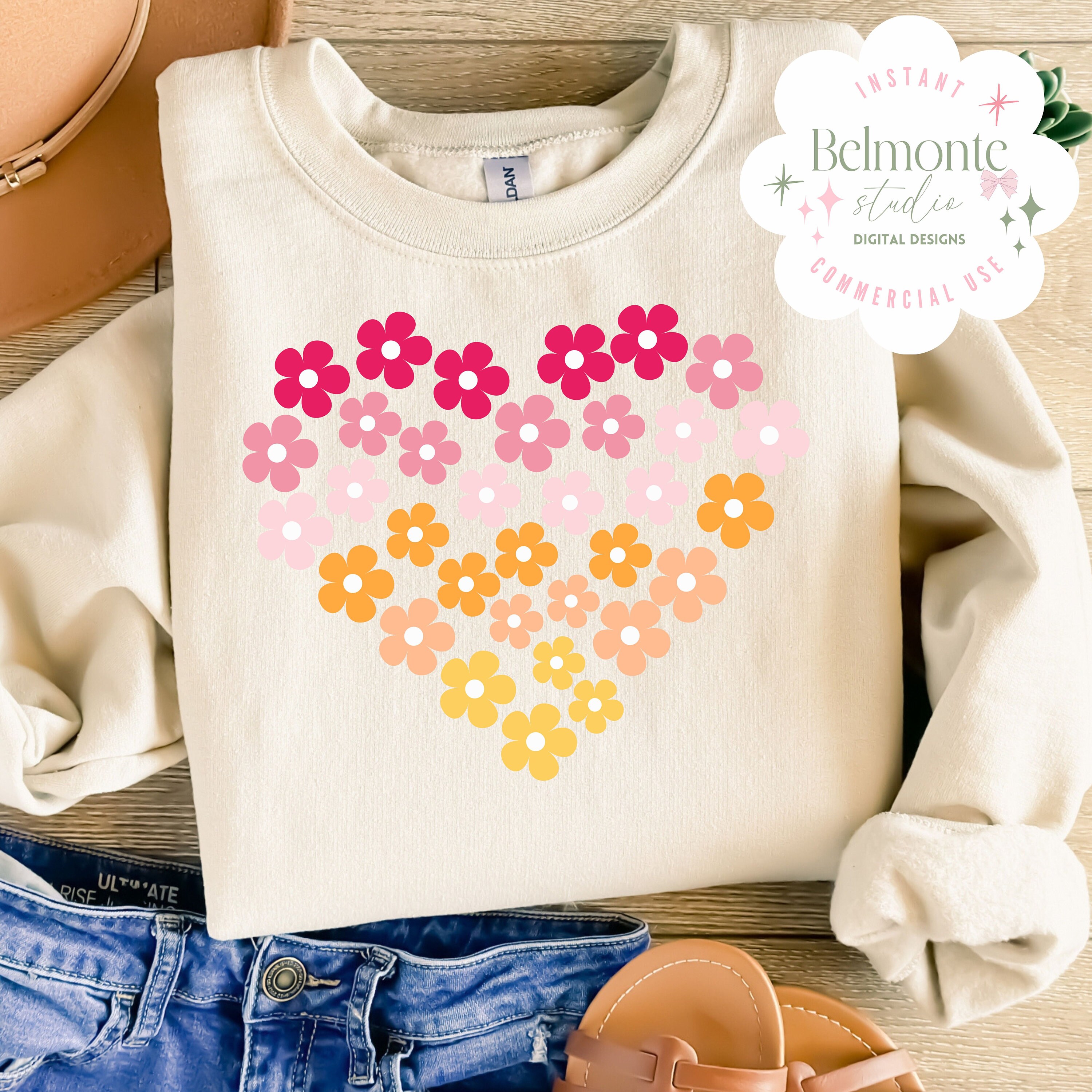 Coquette Png Spring Png Coquette Flower Heart Png Bow Summer Png Flower ...