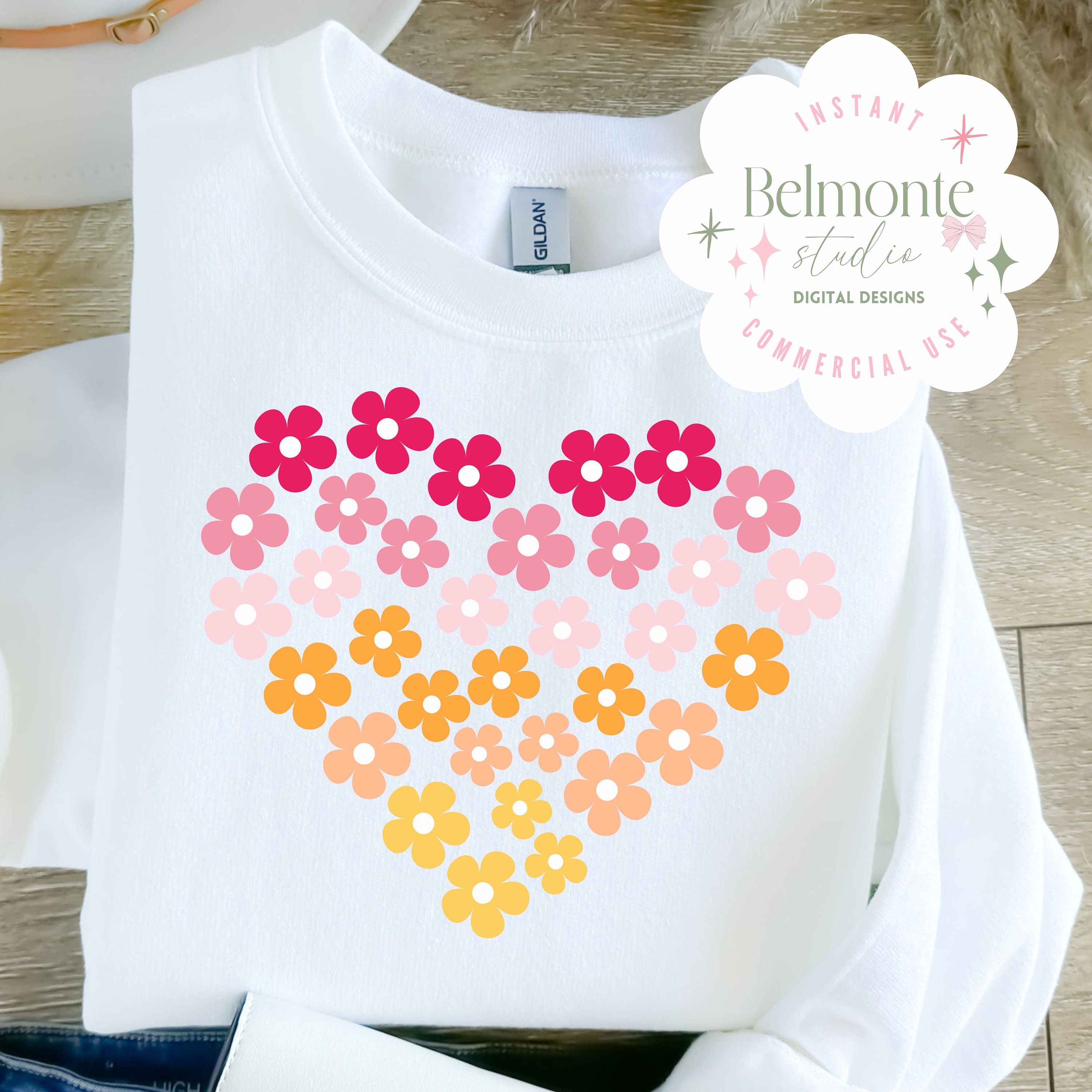 Coquette Png Spring Png Coquette Flower Heart Png Bow Summer Png Flower ...