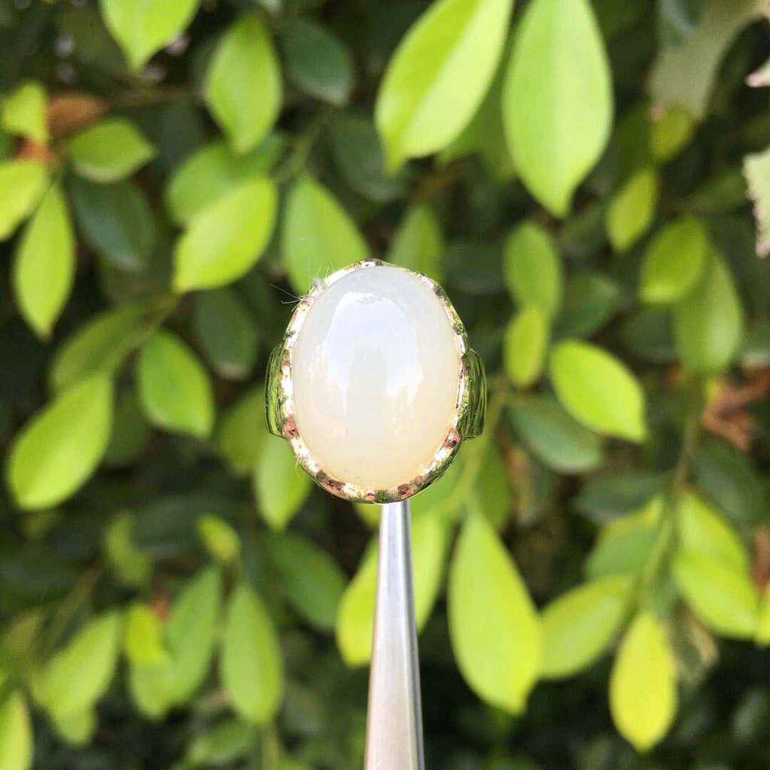 Authentic White Aqeeq Gemstone Rare Natural Yemeni White Aqeeq Stone ...