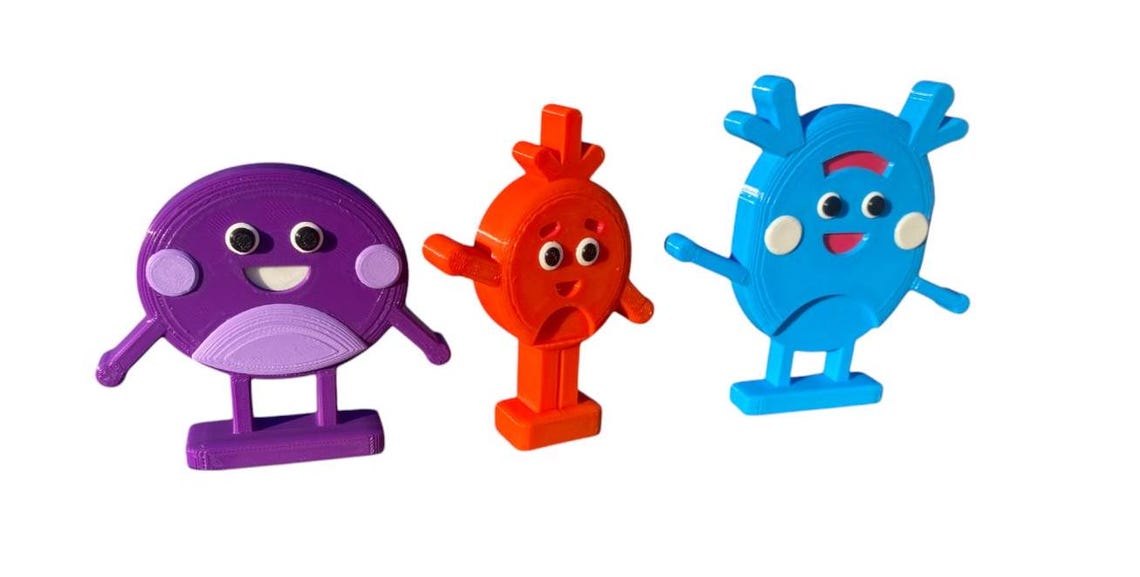 Bumble Nums Cake Toppers: Grumble, Humble, Stumble - Etsy