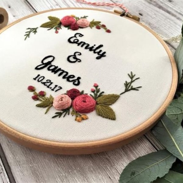 Wedding Embroidery - Etsy